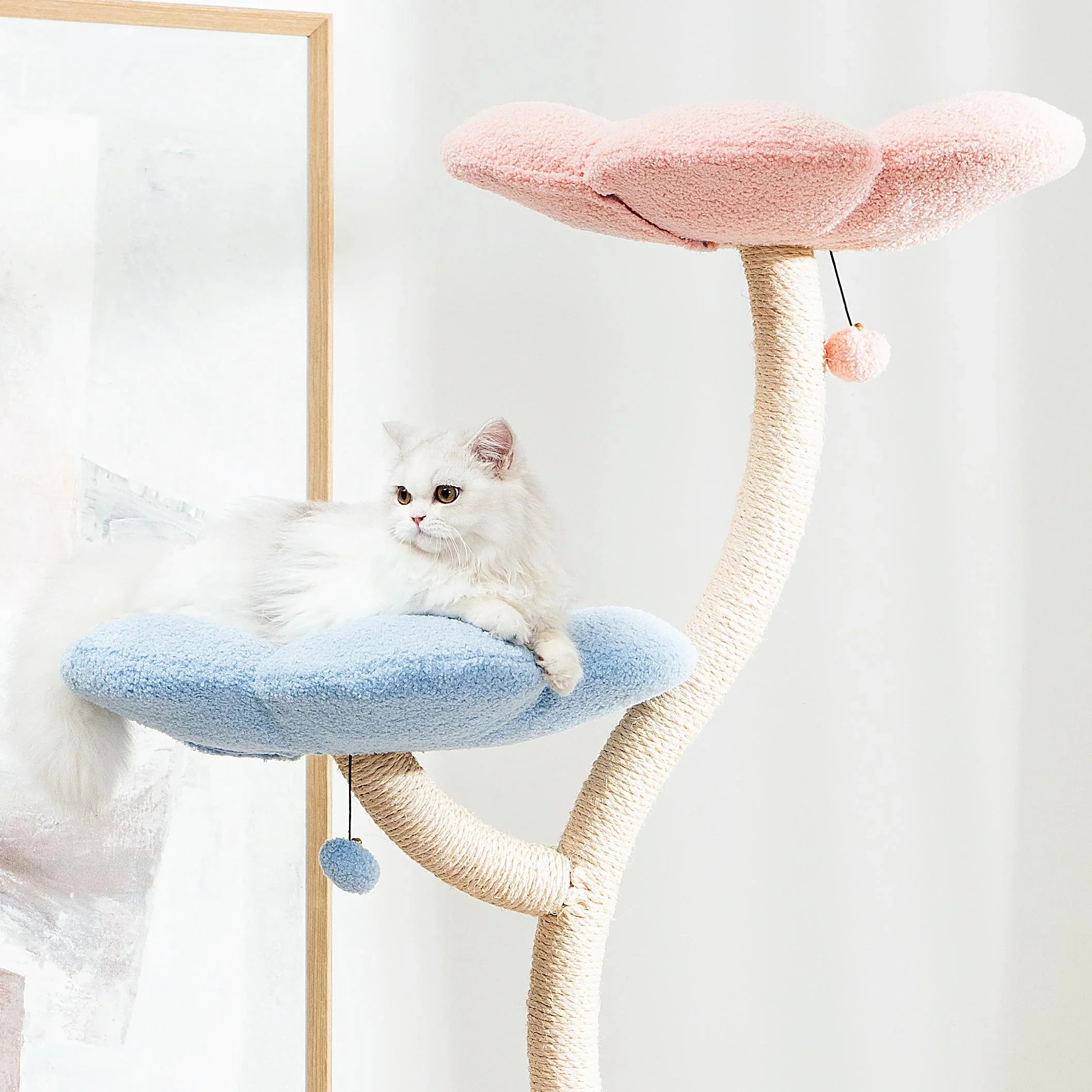 MICHU Fairy Cat Tower Deluxe 4-Tier Designer Flower Cat Tree – Michu ...