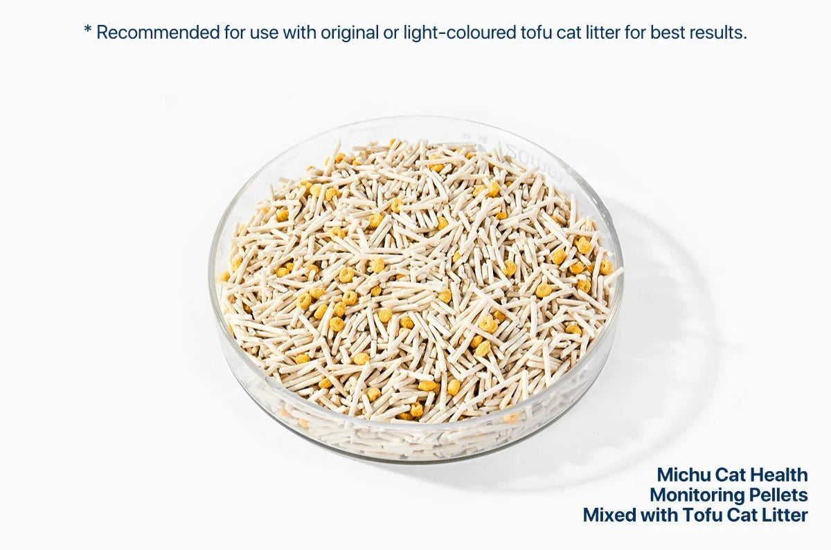 Michu Cat Health Monitoring Pellets - Colour Changing Indicators For H ...