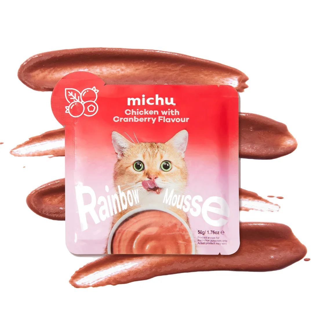 Michu Rainbow Mousse Wet Cat Food 5 Flavours Mixer and Topper – Michu ...