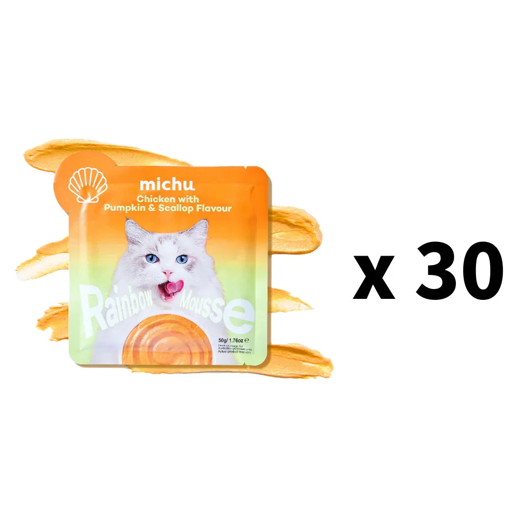 Michu Rainbow Mousse Wet Cat Food 5 Flavours Mixer and Topper – Michu ...